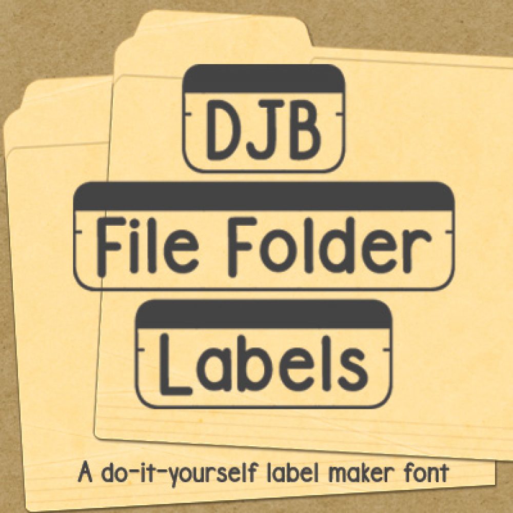 DJB Font Collection - Darcy Baldwin Fonts